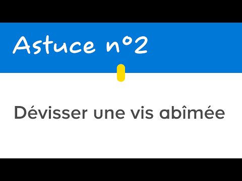 Astuce n°2 : Dévisser une vis abîmée - Castorama