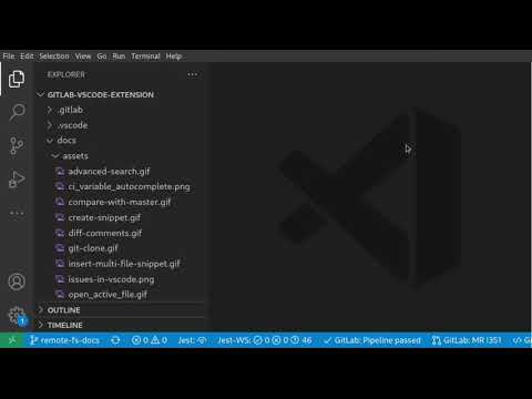 Remote Repositories on GitLab with GitLab Workflow for VS Code