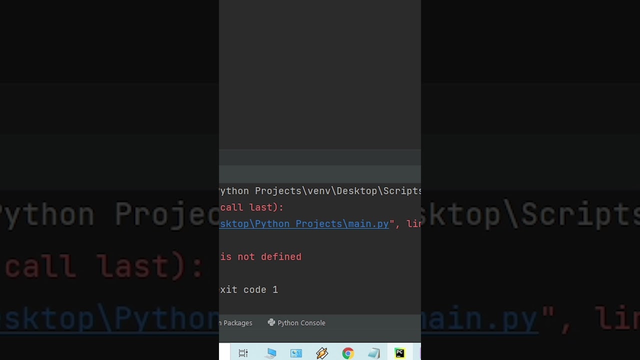 How to avoid variable name errors in Python #shorts