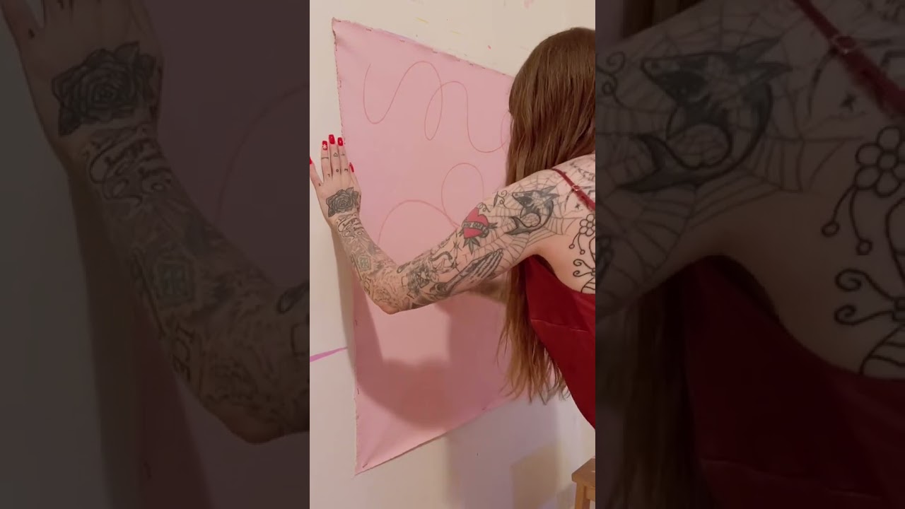 intuitive drawing on canvas