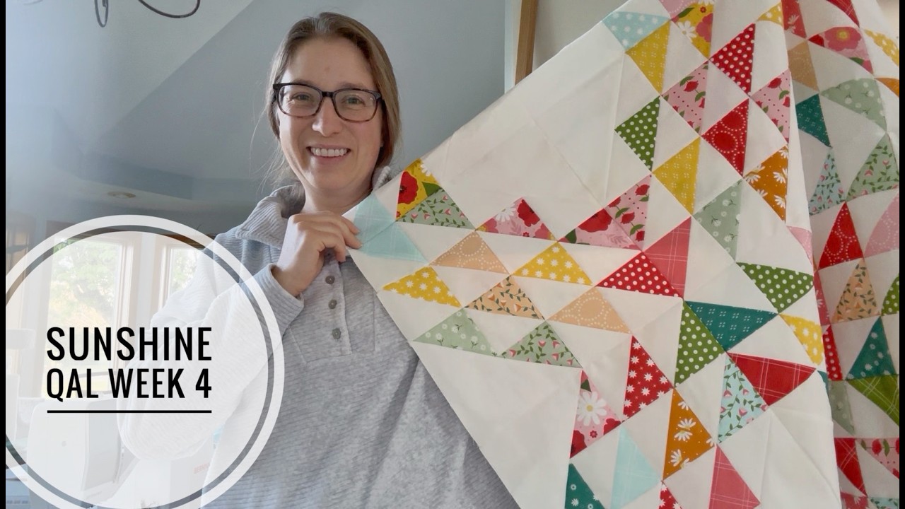 Sunshine Quilt Along Week 4, VLOG