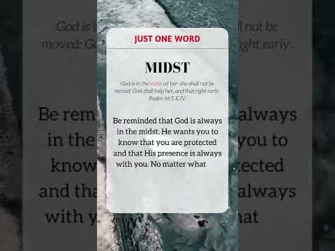 GOD IS IN THE MIDST