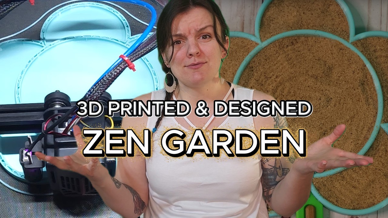 We Turned a Bag of Sand Into This 3D Printed Zen Garden #3dprinting #diy #zengarden
