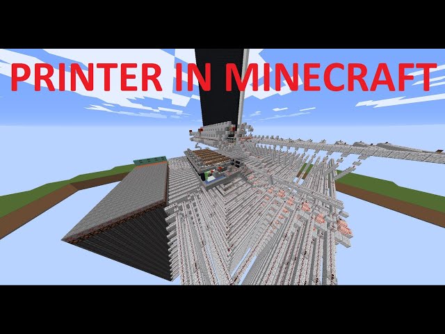 Printer Minecraft Map