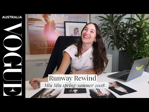Runway Rewind | Miu Miu spring/summer 2008 | Vogue Australia