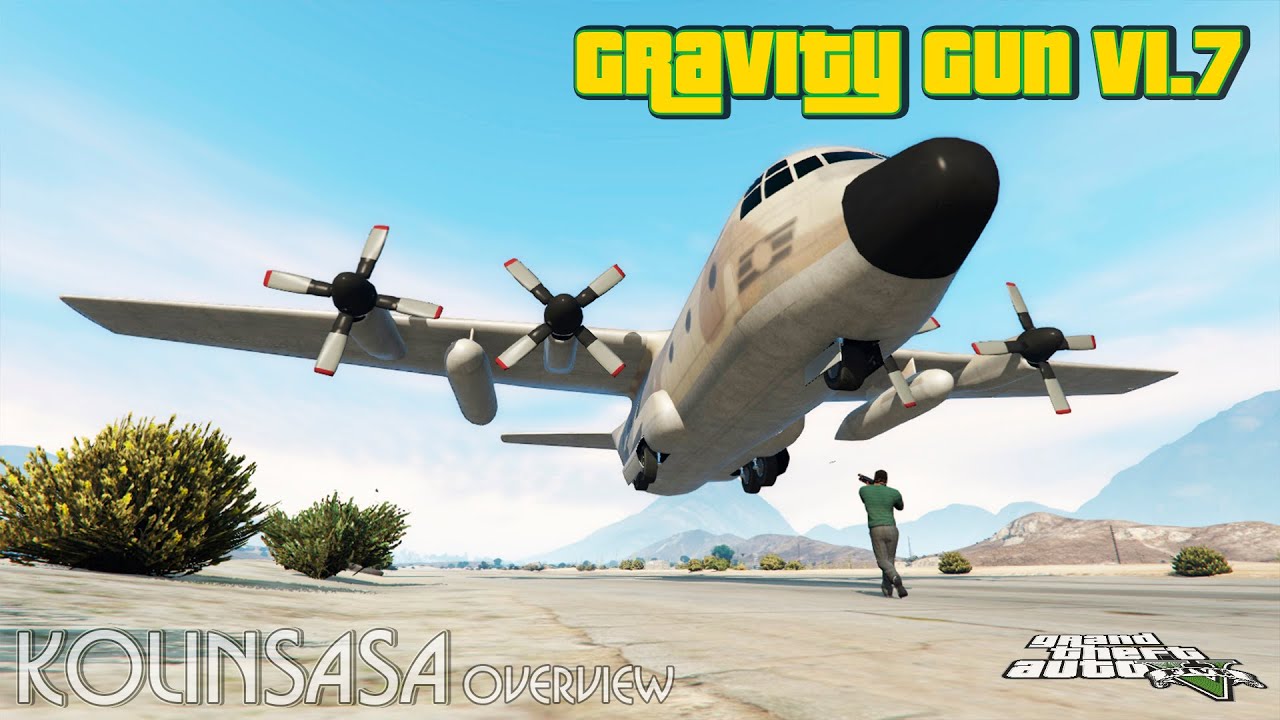 Gravity Gun 1.8 - GTA 5