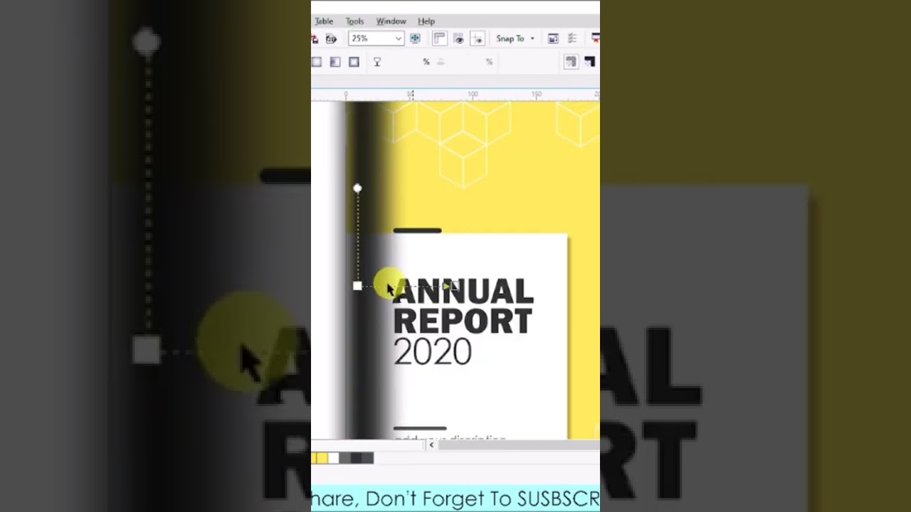 How to Design Quick Annual Report in Corel draw    #tutorials #annualreport #annual #reportdesign
