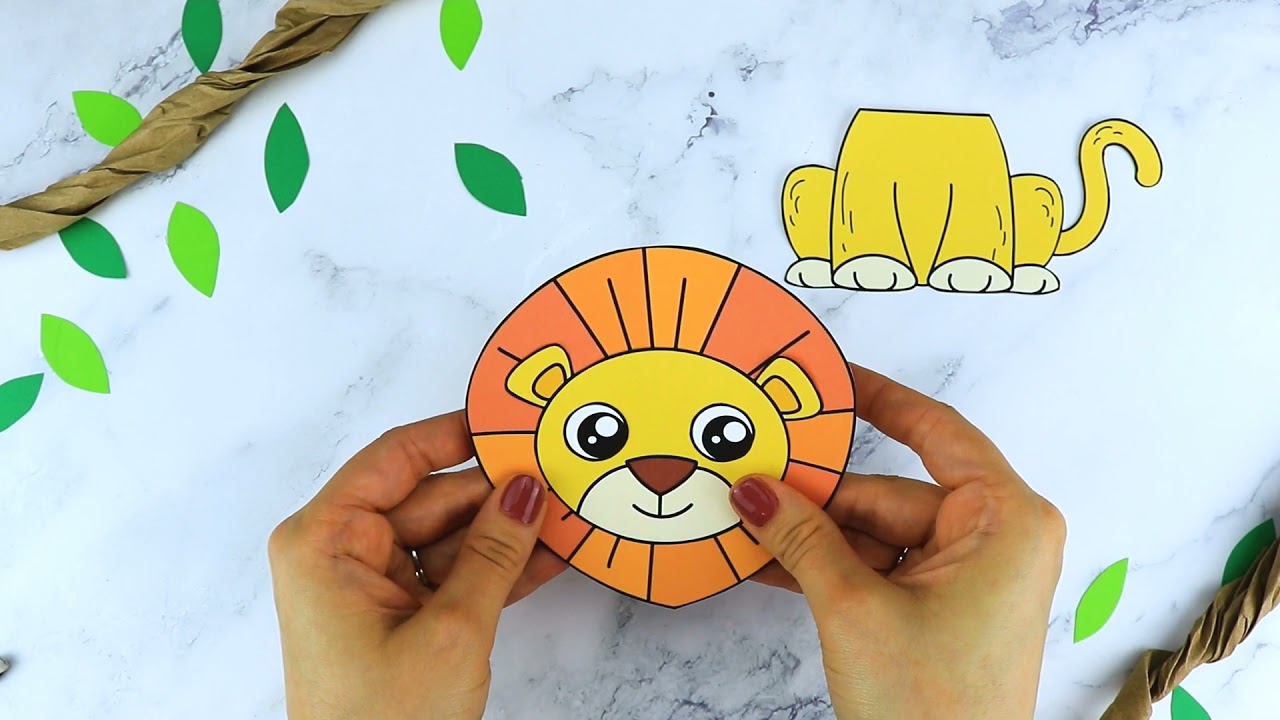 Free Printable Lion Craft Template