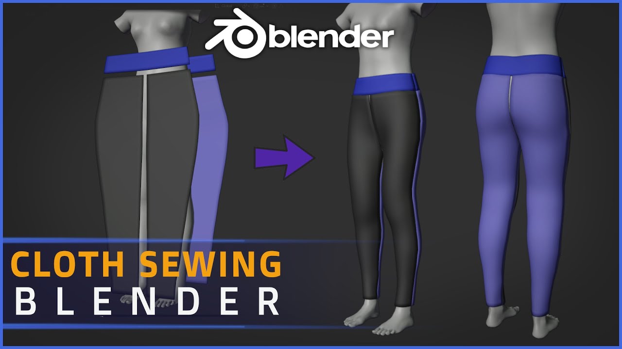 Blender | Sewing Cloth In Blender 2.93 | Beginner Tutorial