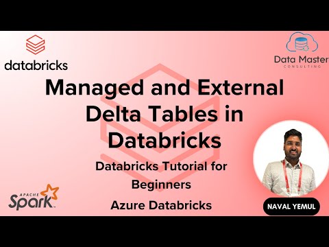 Managed and External Delta Tables in Databricks| DataFrame and Spark SQL way
