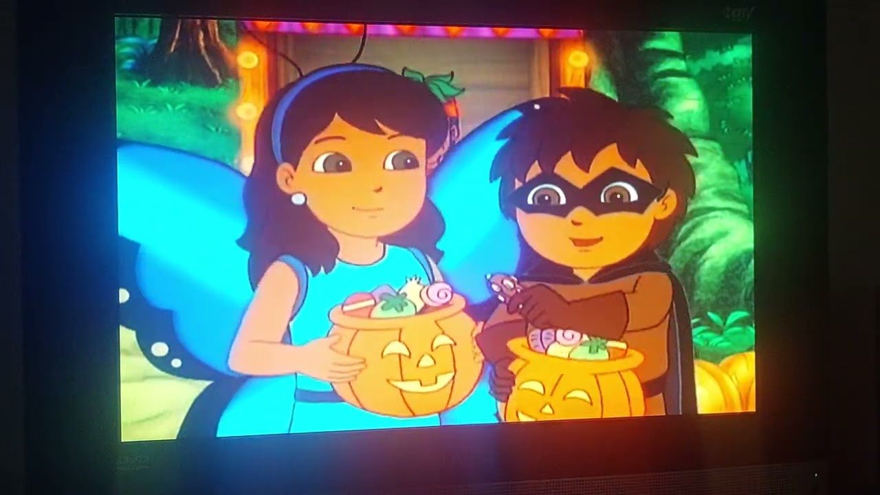 Opening/Menu Walk-through To Dora The Explorer Dora's Christmas Carol Adventure 2009 DVD