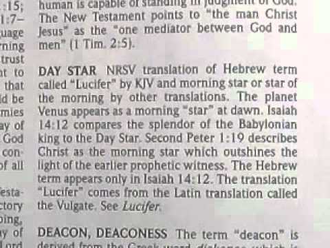 BIBLE TRUTH / MORNING STAR? prt 1.