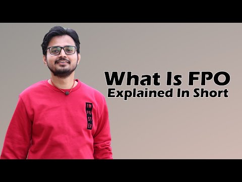 What Is FPO Explained In Short - Concept Of FPO | FPO क्या है? | Stock Market IPO & FPO Explained