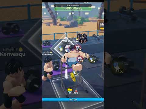Learning Strength Training And Fighting - Gym League UPD8 (Roblox)
