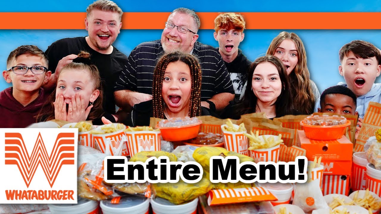 Everything on the Whataburger menu! How much does it cost?