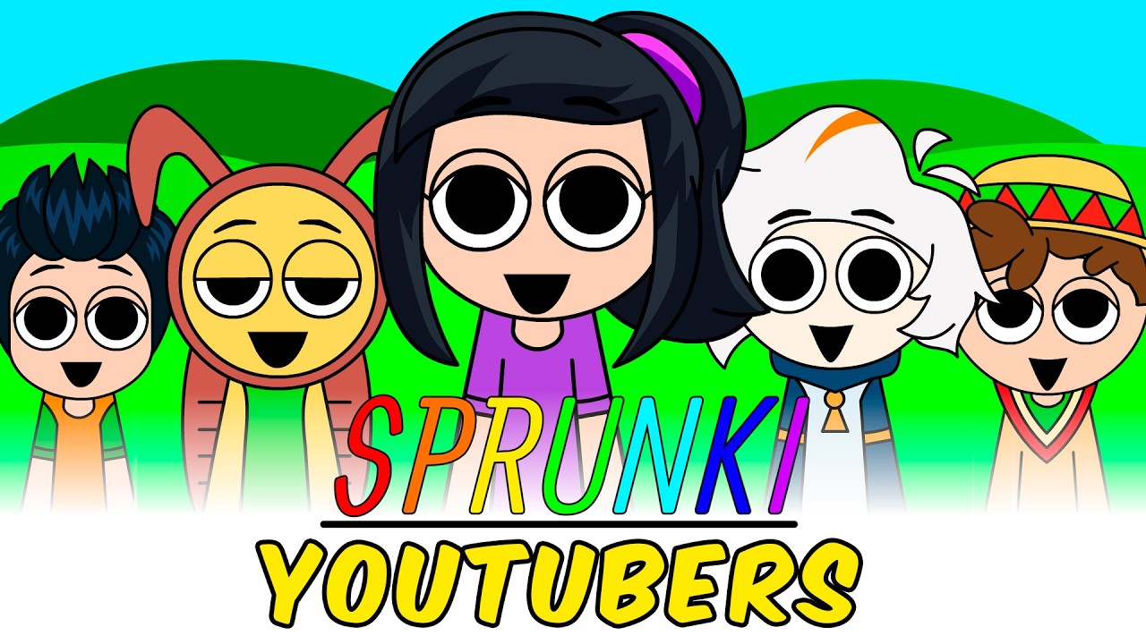 I TURNED YOUTUBERS INTO SPRUNKI 😱 | INCREDIBOX SPRUNKI HORROR GAME COMPLETE 😨 | ADRI SF