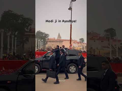 Modi ji Visit Ayodhya Like Singham | #modi #narendramodi #ayodhya #viral