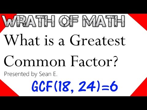 What is a Greatest Common Factor?