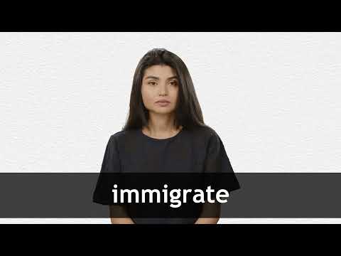 IMMIGRATE definition and meaning | Collins English Dictionary