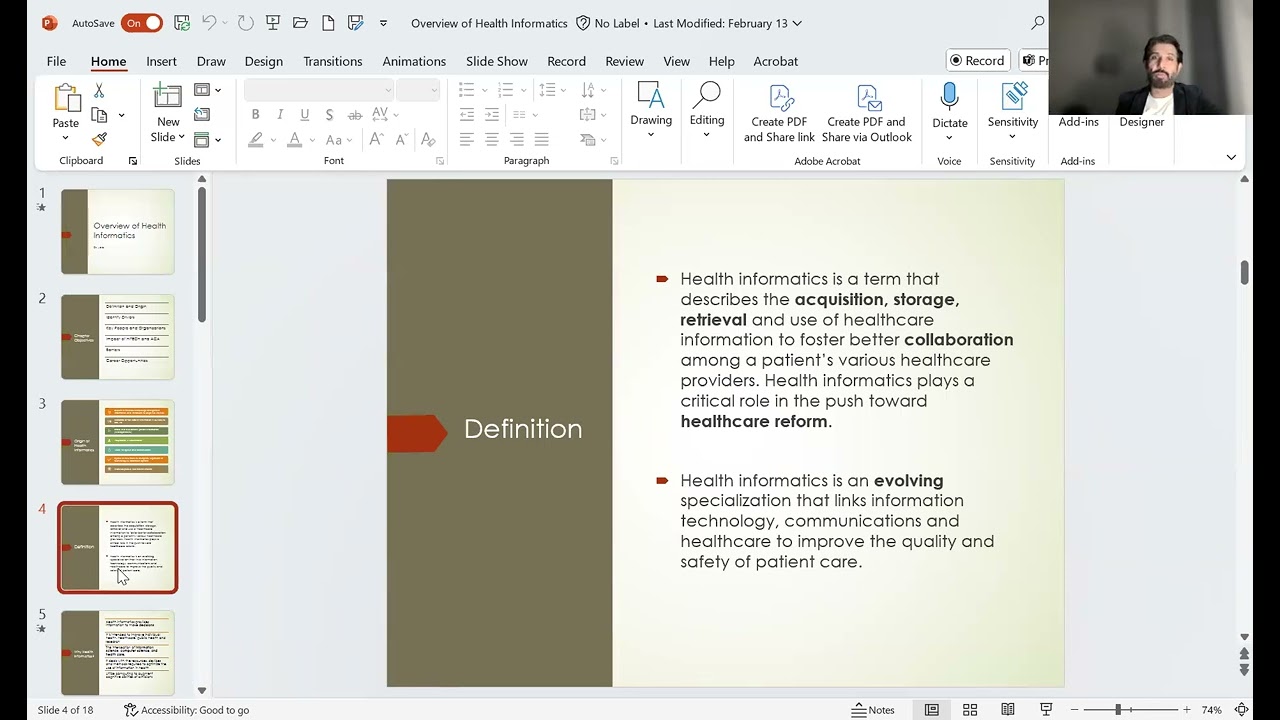 Introduction to Health Informatics- 1