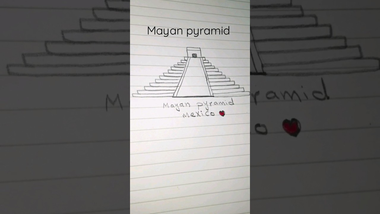 Mayan pyramid #mexico ❤️ #ranosha #subscribe #drawing #colouring #youtubeshorts