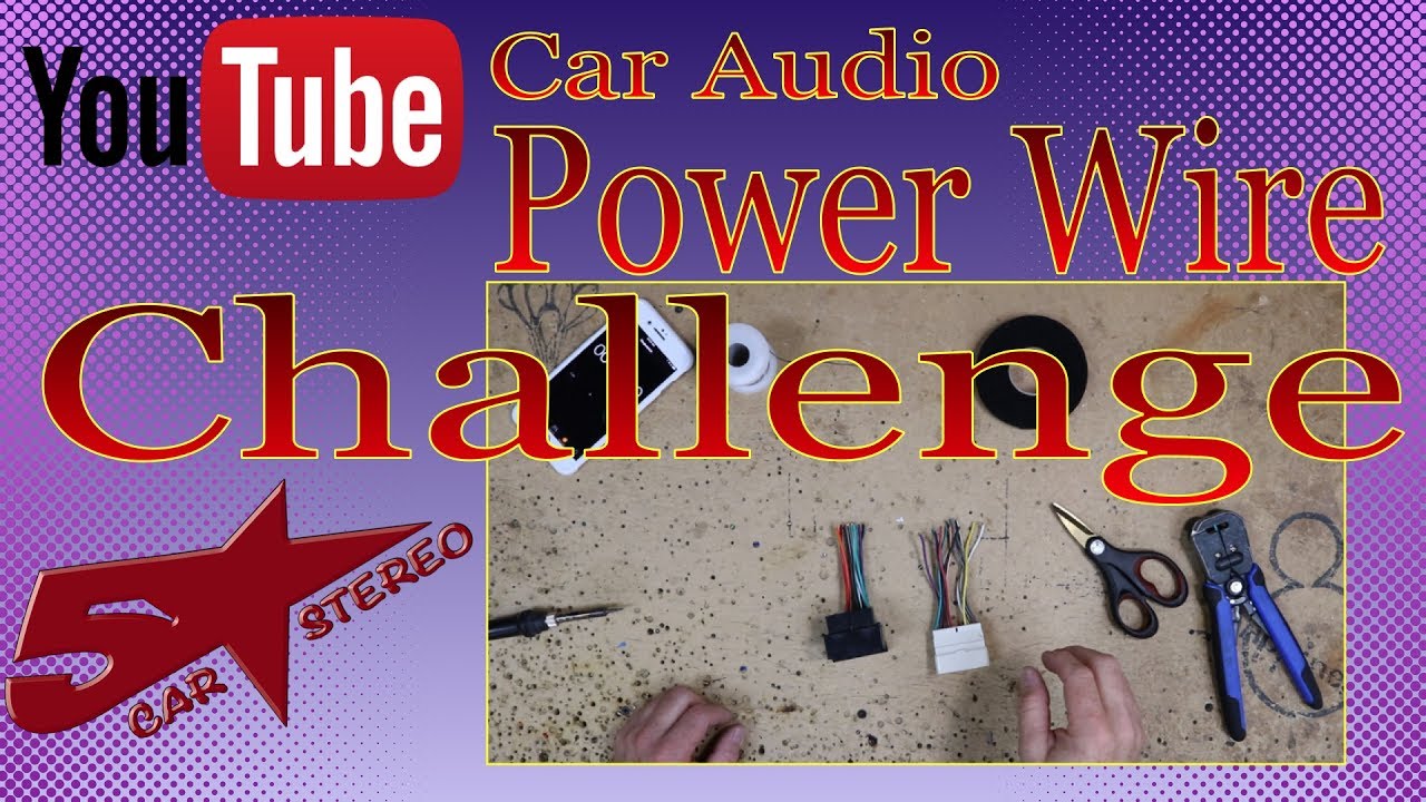 YouTube Car Audio power wire Challenge