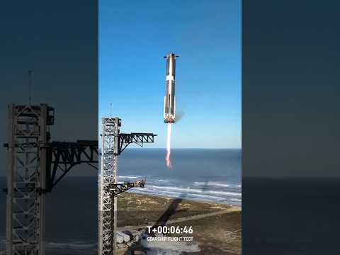 INCROYABLE!! #SpaceX ATTRAPE le BOOSTER du #starship pour la seconde fois!