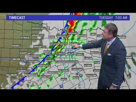DFW Weather: How much rain will Dallas-Fort Worth see on Tuesday? What about severe weather?