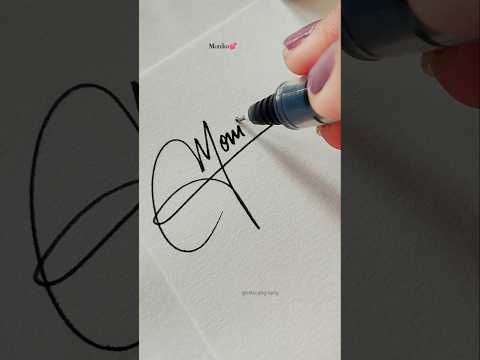 BEST Signature Ever💕🥰| Monika❤️ #ytshorts #youtubeshorts #best