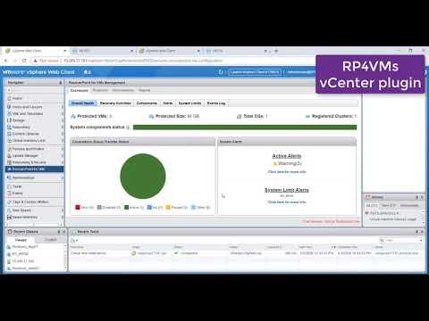 Dell EMC RecoverPoint for VMs - Protecting PowerStore VMs on vVols