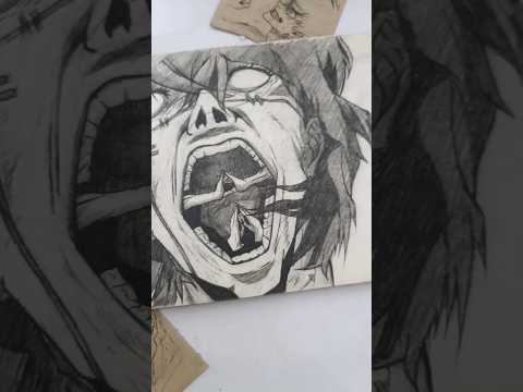 Drawing Mahito from Jujutsu Kaisen. #anime #art #mahito