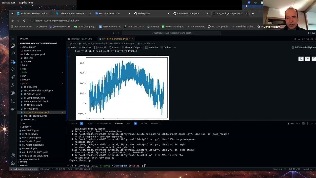 Using HSDS on Github Code Spaces - Call the Doctor Tuesday 4/9 - News and Announcements - HDF Forum