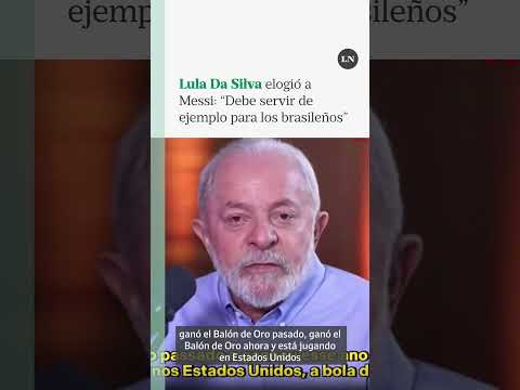 Lula Da Silva elogió a Messi luego de ganar su octavo Balón de Oro: "Debe servir de ejemplo"