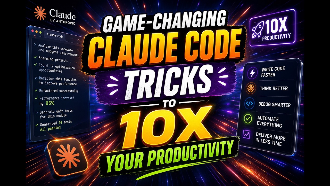 Game-Changing Claude Code Tricks to 10x Your Productivity