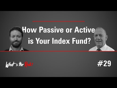 How Passive is Your Index Fund? | What's the Risk? 29
