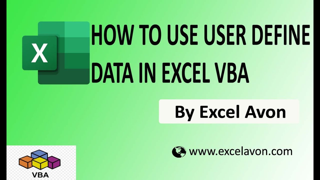 How to use Use User define Data type in Excel VBA - Excel Avon