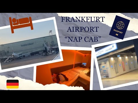 Frankfurt Airport NapCab: Layover Option in Frankfurt, Germany 🇩🇪 Travel Vlog