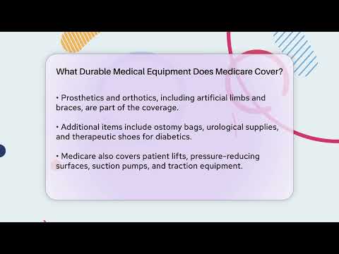 What Durable Medical Equipment Does Medicare Cover? - Nursing Knowledge Exchange