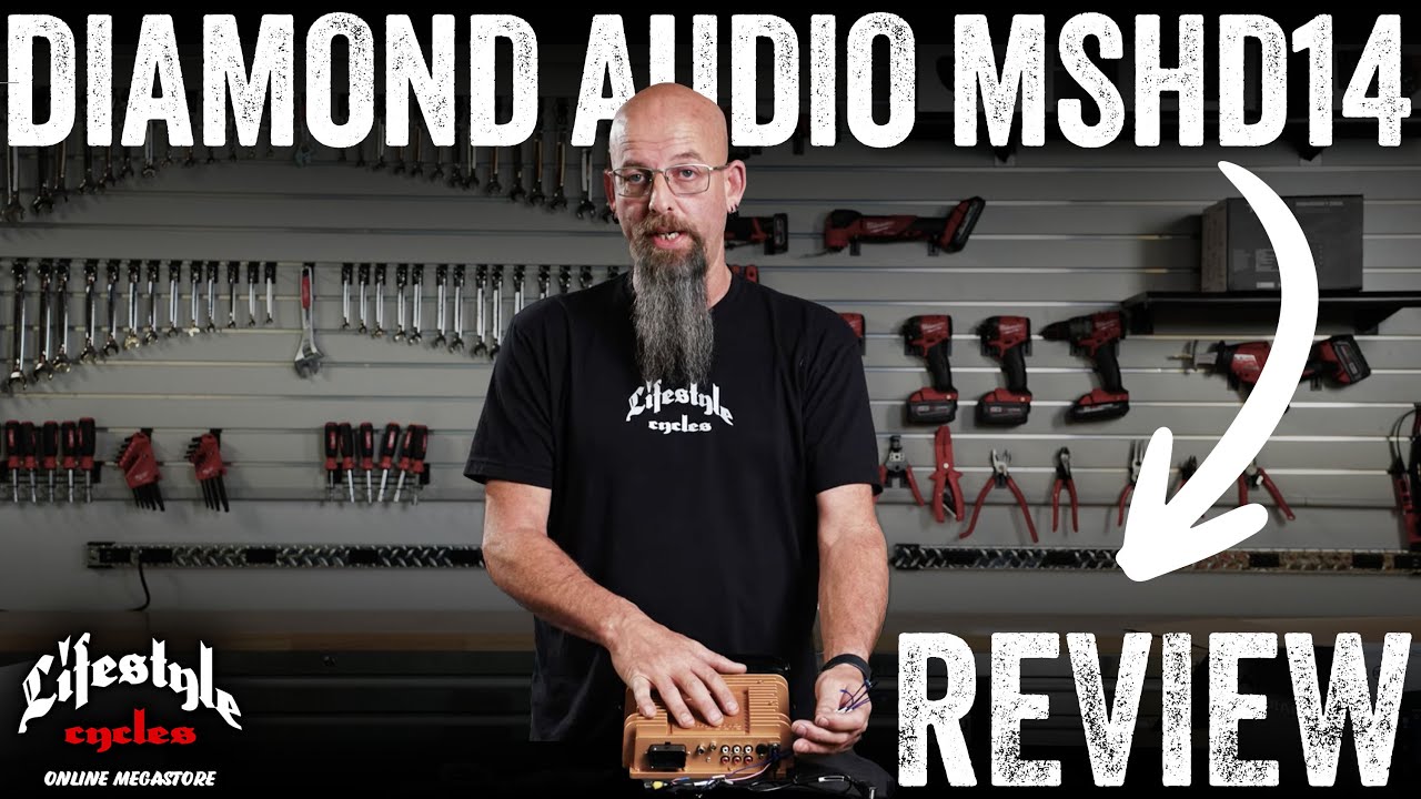 Unboxing & Review Diamond Audio MSHD14 Harley-Davidson Radio!