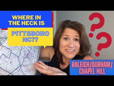 WHERE is PITTSBORO NC and WHY would you want to live here? (RALEIGH/DURHAM/CHAPEL HILL)