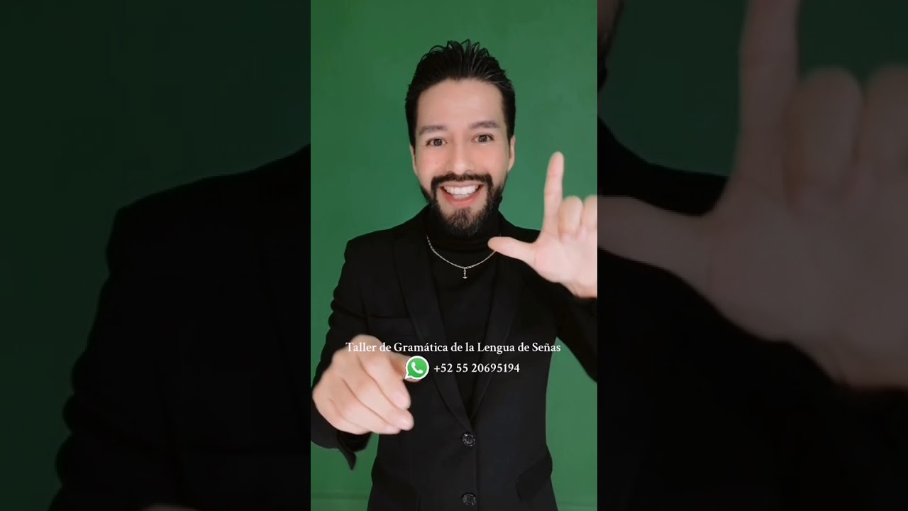 ✍️ Taller de Gramática de la Lengua de Señas Mexicana. 