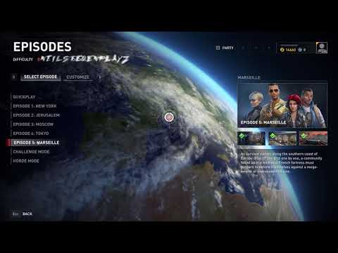 World War Z Game Online-EPISODE 5 MARSEILLE DLC-menu radio