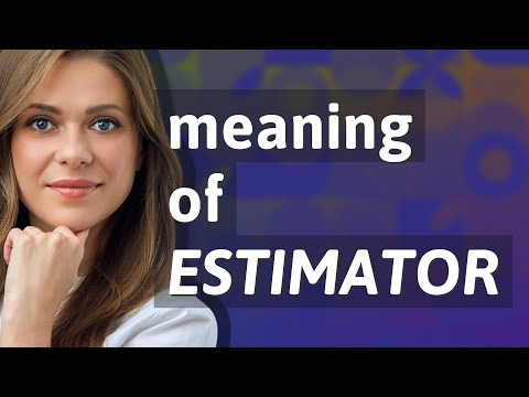 Estimator | meaning of Estimator