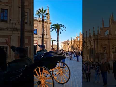 📍SEVILLE 🇪🇦 Walk in Europe’s Most Beautiful City #travel #4k #walkingtour #spain