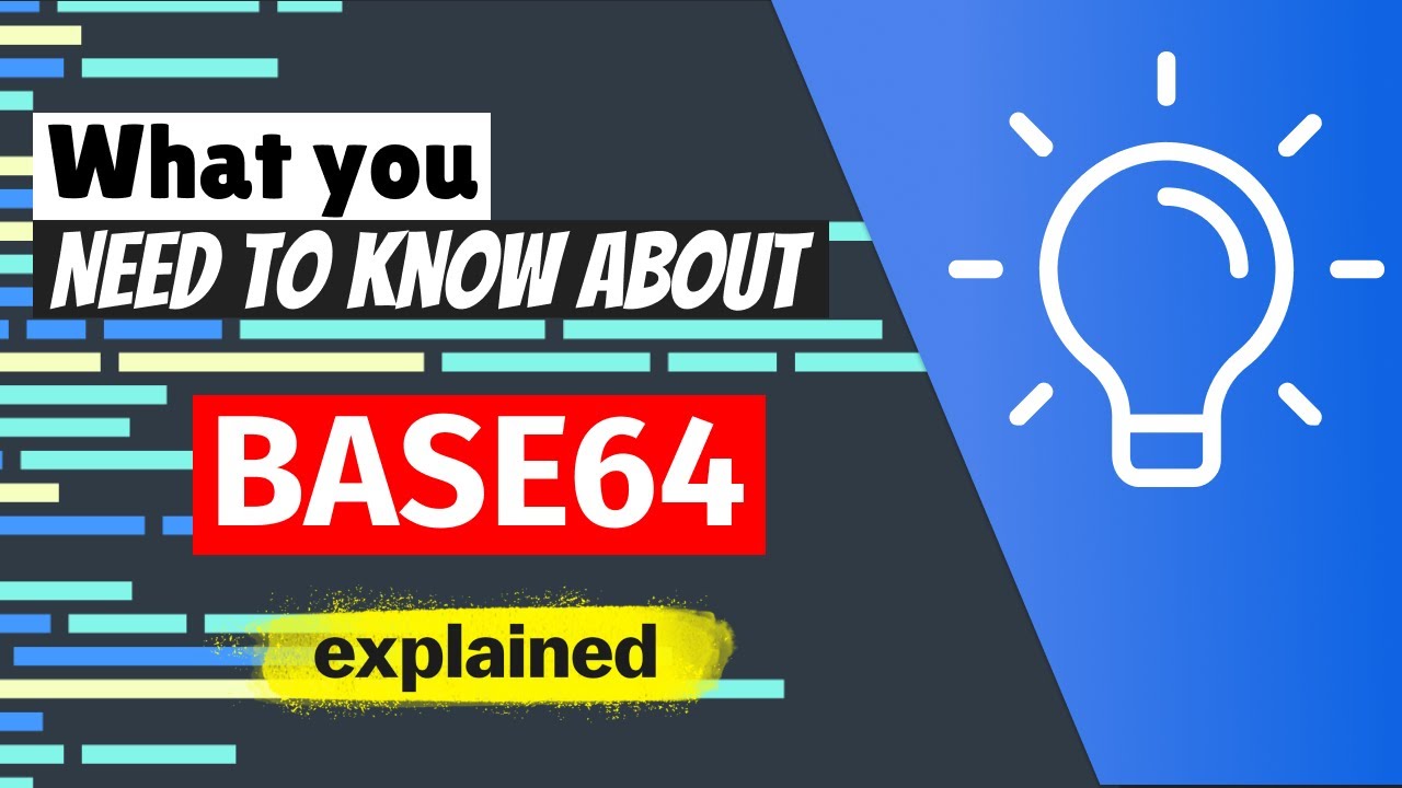 What you NEED to know about Base64