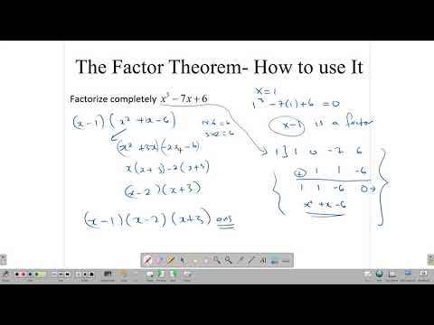 The Factor Theorem