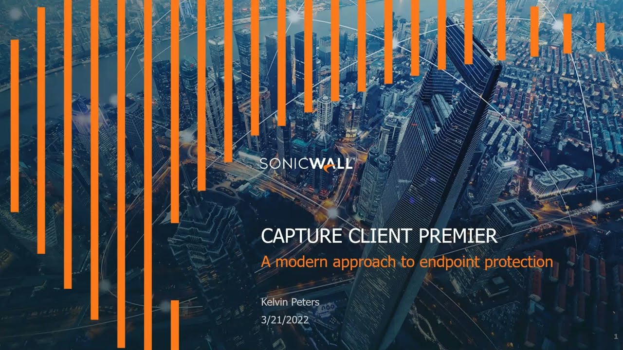 Sonicwall Capture Client - Part 2   Unveiling the New Capture Client Premier with built in EDR