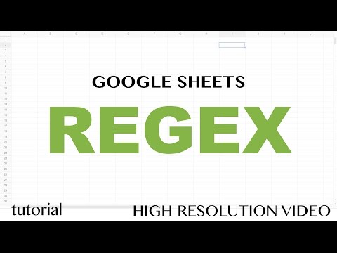 Google Sheets - RegEx REGEXREPLACE, Functions Exctract, Replace, Match Tutorial - Part 3