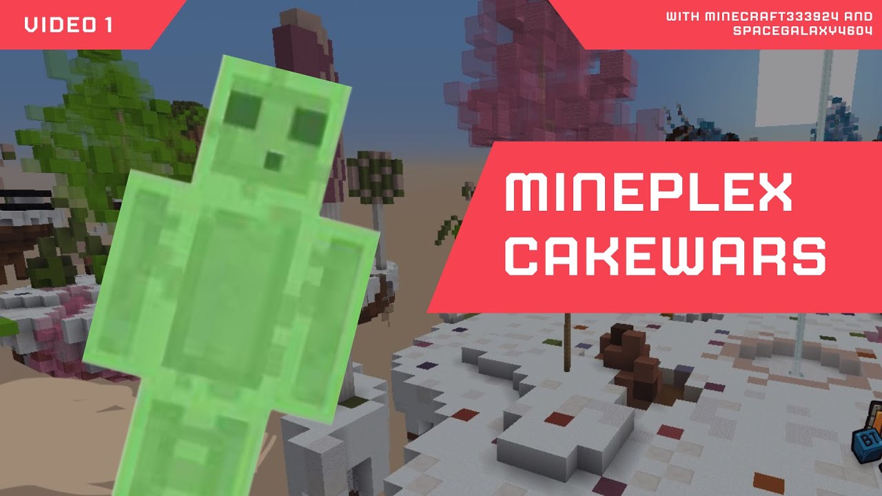 Playing Mineplex Cakewars! - MineplexGaming