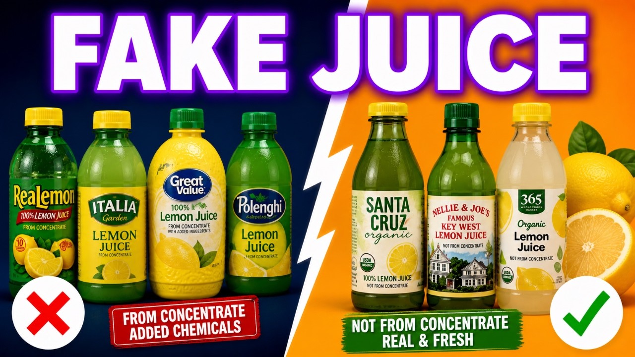 8 Bottled Lemon Juice Brands to SKIP And 3 That Are ACTUALLY Fresh